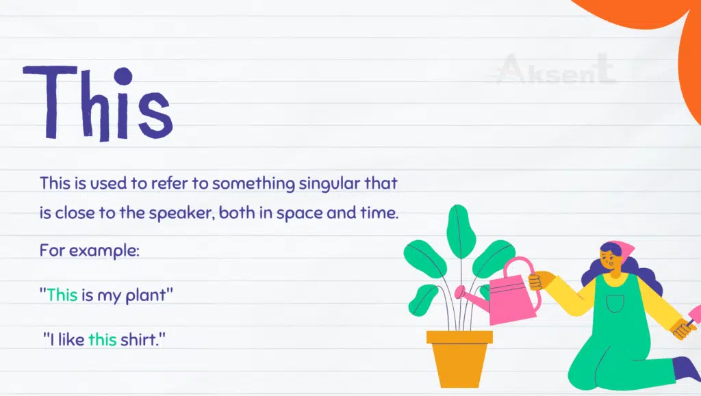 Learn Demonstratives in English: This, That, These, Those